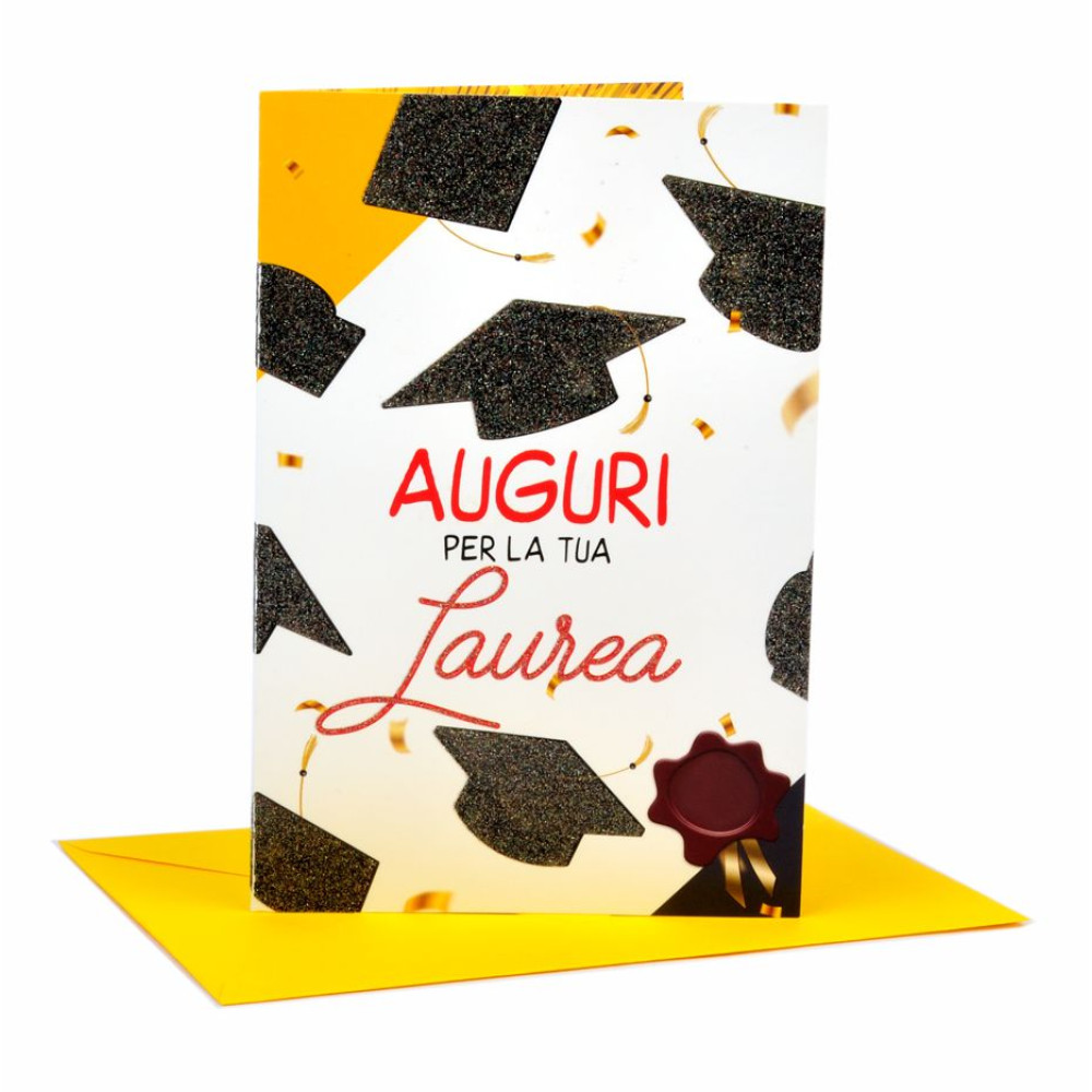 Biglietti auguri LAUREA POPUP 20pz