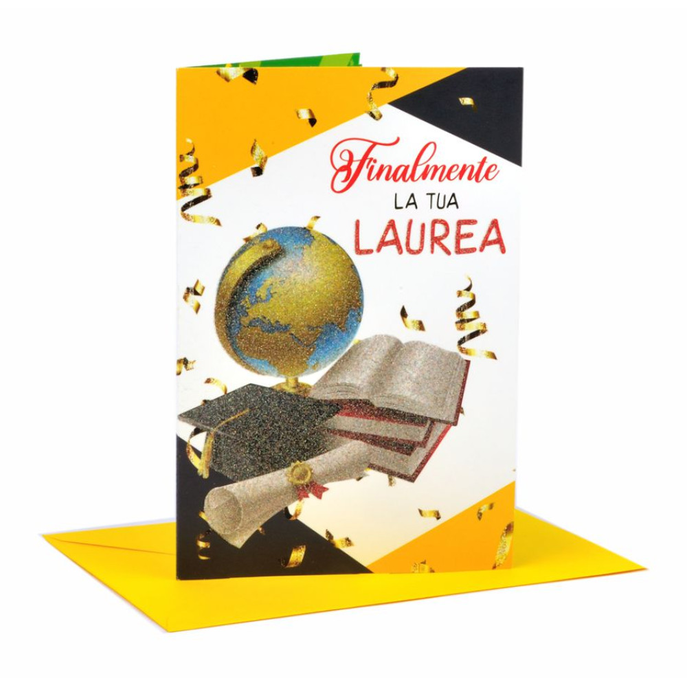 Biglietti auguri LAUREA POPUP 20pz